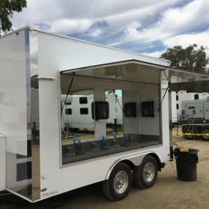 Hand Wash Trailer Rental - Ventura, Santa Barbara, LA, CA